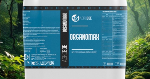 Agroege Organomax ithal humik fulvik asit 20 lt - 000566